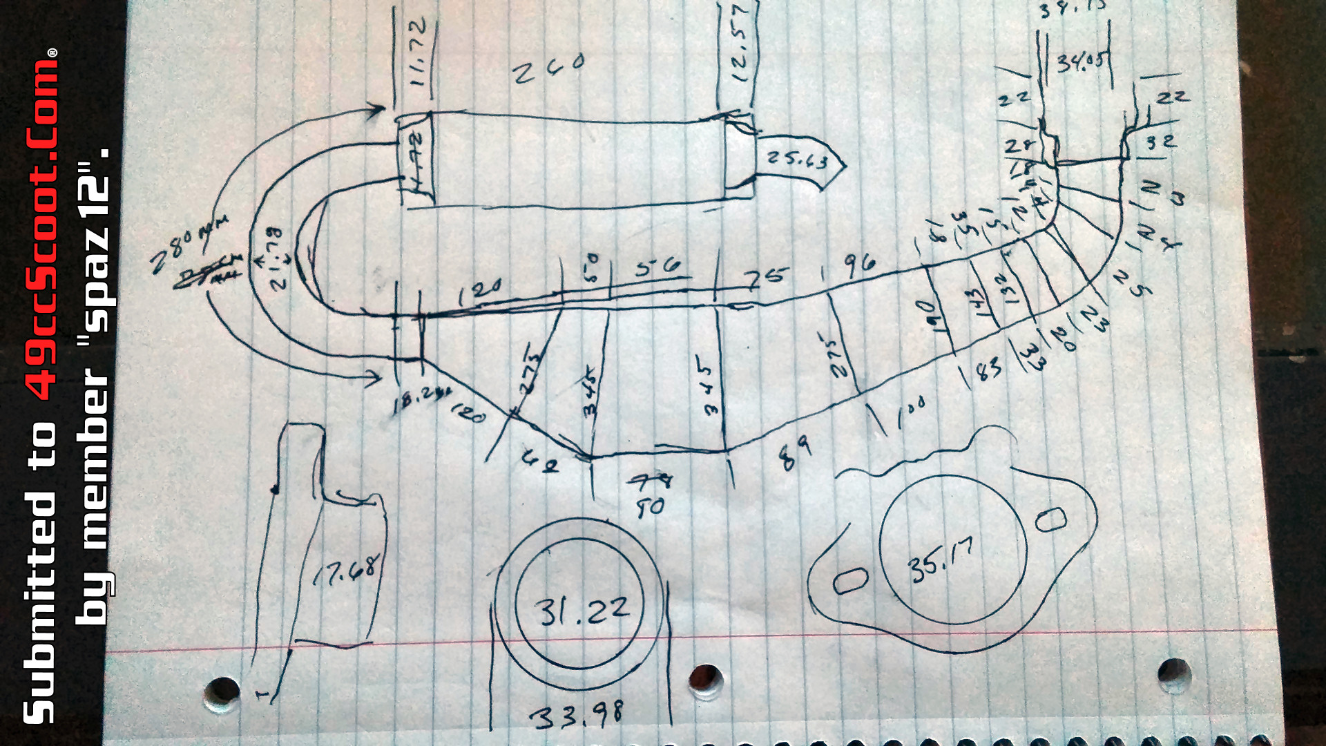 Two-Stroke Pipe Building Information | 49ccScoot.com Scooter Forums